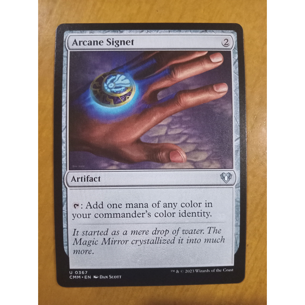 MTG Arcane Signet Uncommon Commander Masters Festival Retro Frame Magic ...