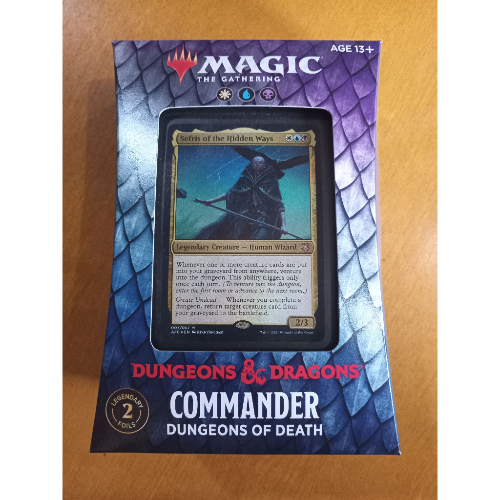 MTG Dungeons of Death Sefris Dungeons & Dragons Commander Deck Magic ...