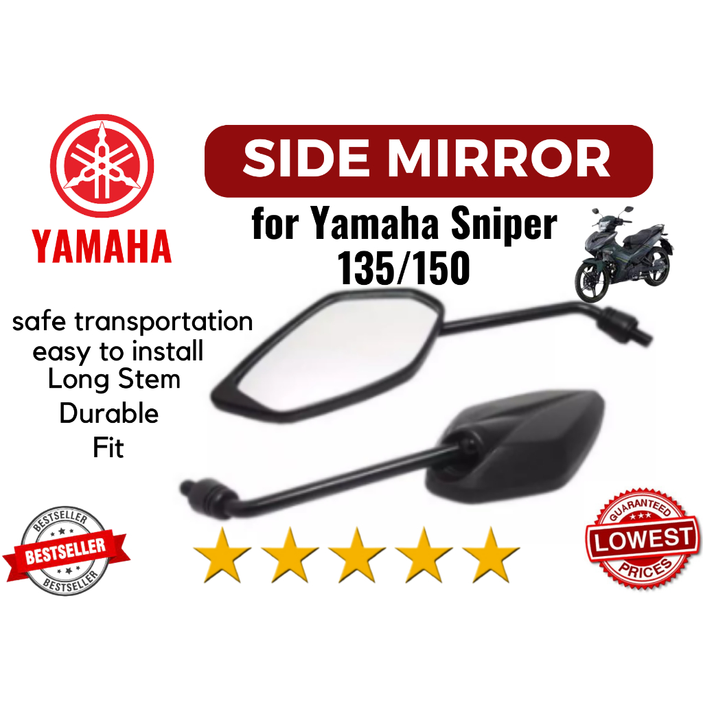 Original SIDE MIRROR for Yamaha Sniper 135 / Yamaha Sniper 150 SIDE ...