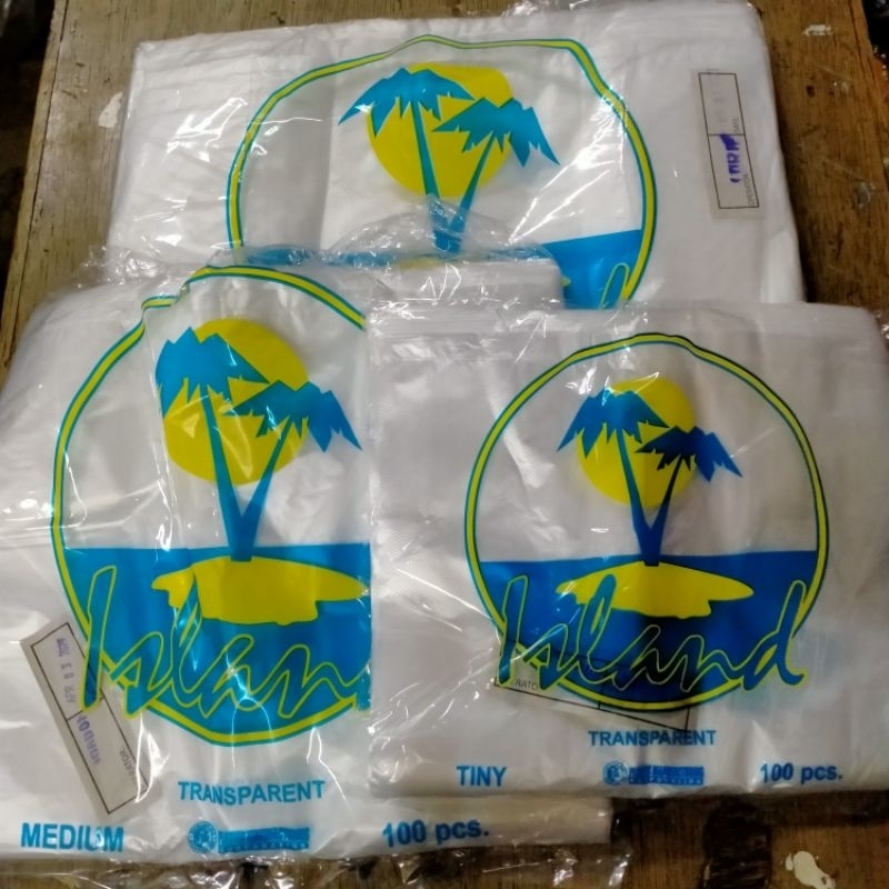 Island Transparent Plastic Sando Bag | Shopee Philippines