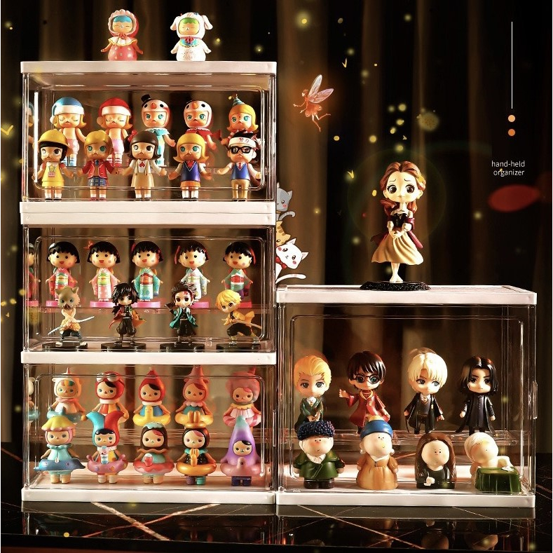 Clear Acrylic Blind Box Variation Showcase Pop Mart Figures Display