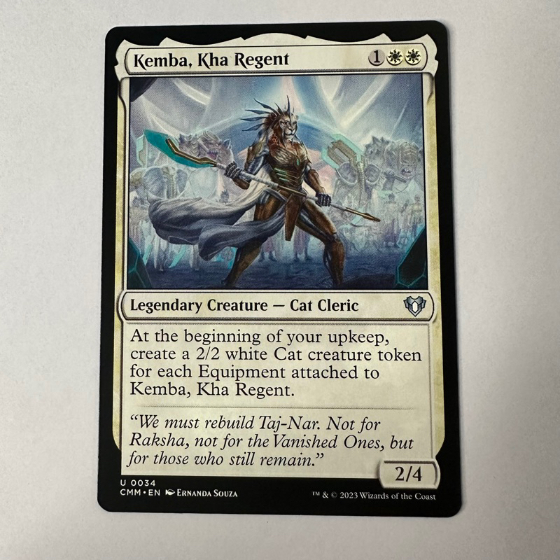 KEMBA, KHA REGENT | CMM COMMANDER MASTERS | WHITE | MTG MAGIC THE ...