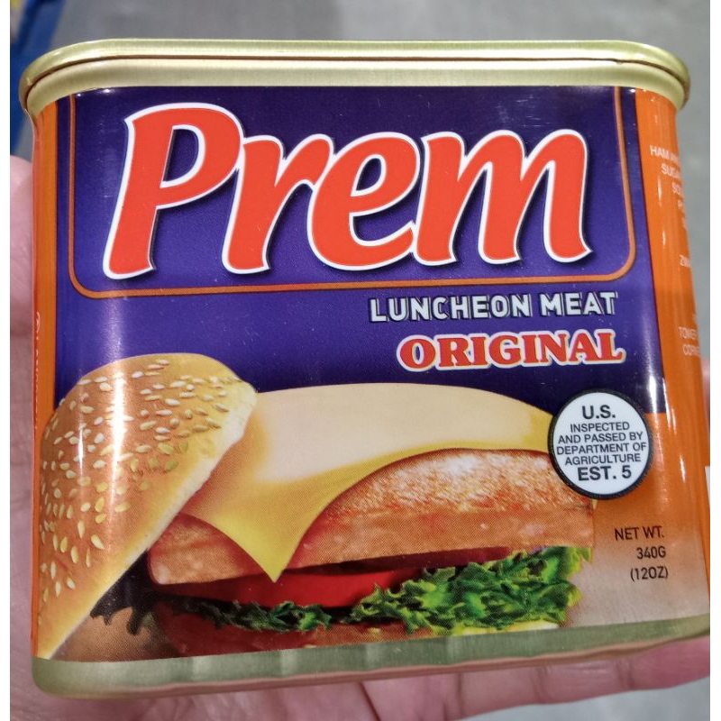 Prem Luncheon Meat Original 340g | Shopee Philippines