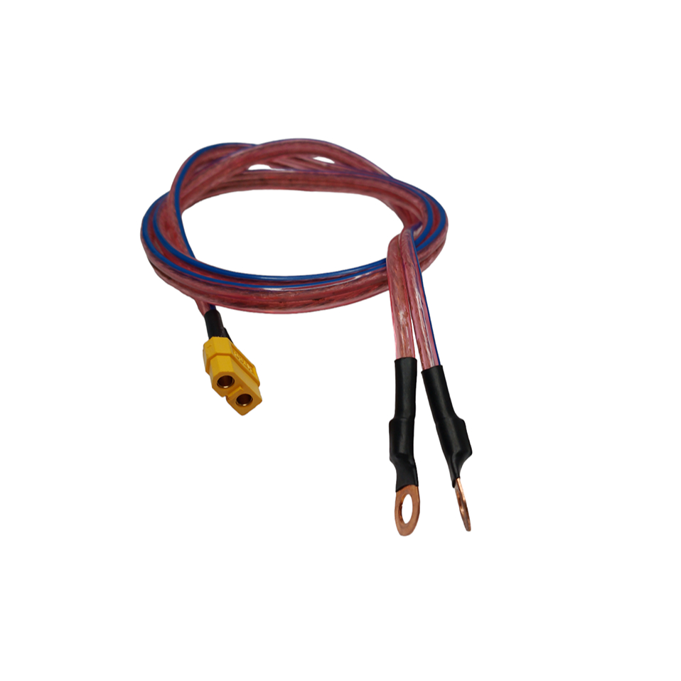 XT60 FEMALE to O-RING BATTERY LUG TERMINAL EXTENSION CABLE, 30A 14-AWG ...