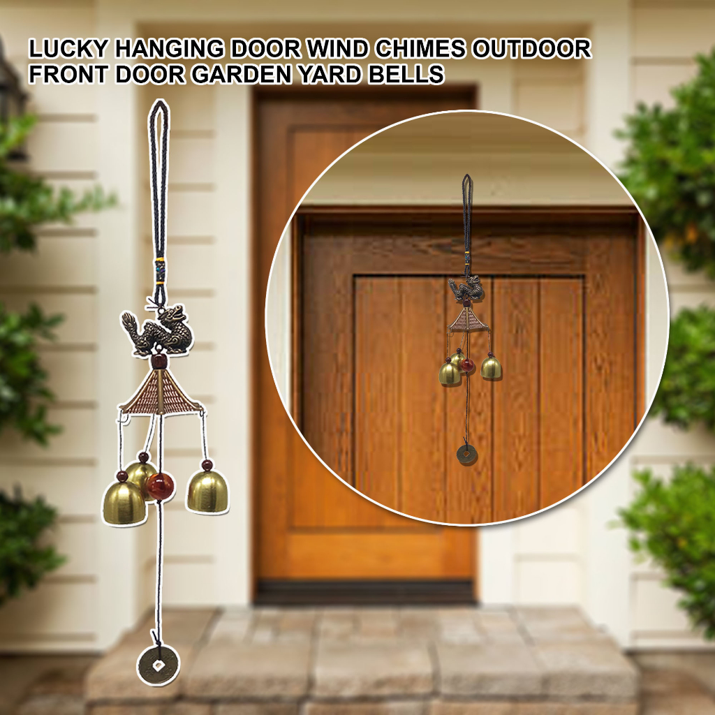 Fea Store Lucky Hanging Door Wind Chimes Outdoor Front Door Garden Yard ...