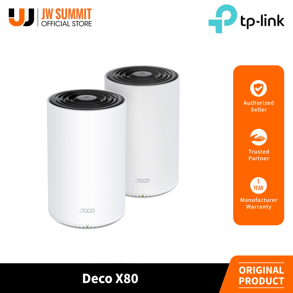 TP-Link Deco X80 AX6000 Dual-Band Mesh WiFi 6 System (1 pack / 2 pack ...