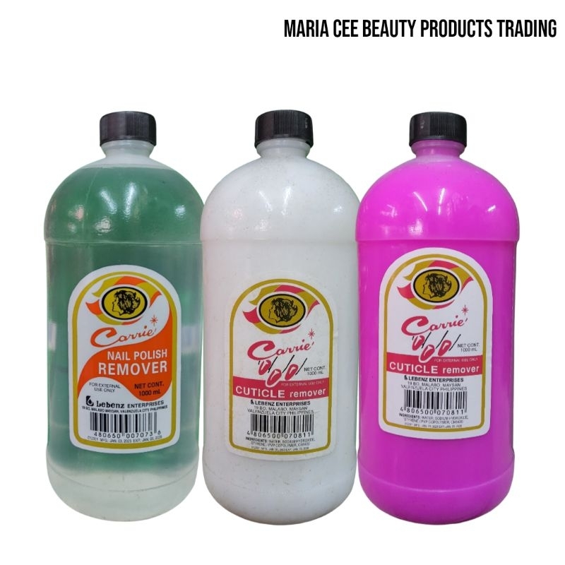Carrie Nail Care Solutions Liter | Shopee Philippines