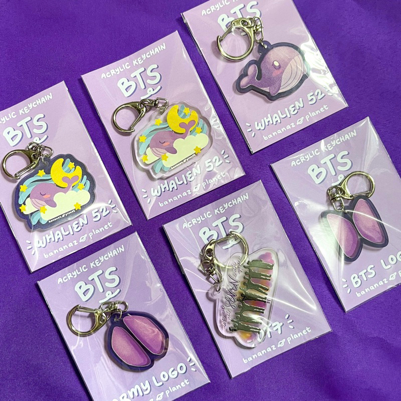 BTS Acrylic Keychains | Back-to-back Surface Print | by BANANAZ PLANET ...