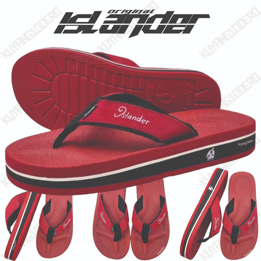 Maroon Islander slipper original (unisex) | Shopee Philippines
