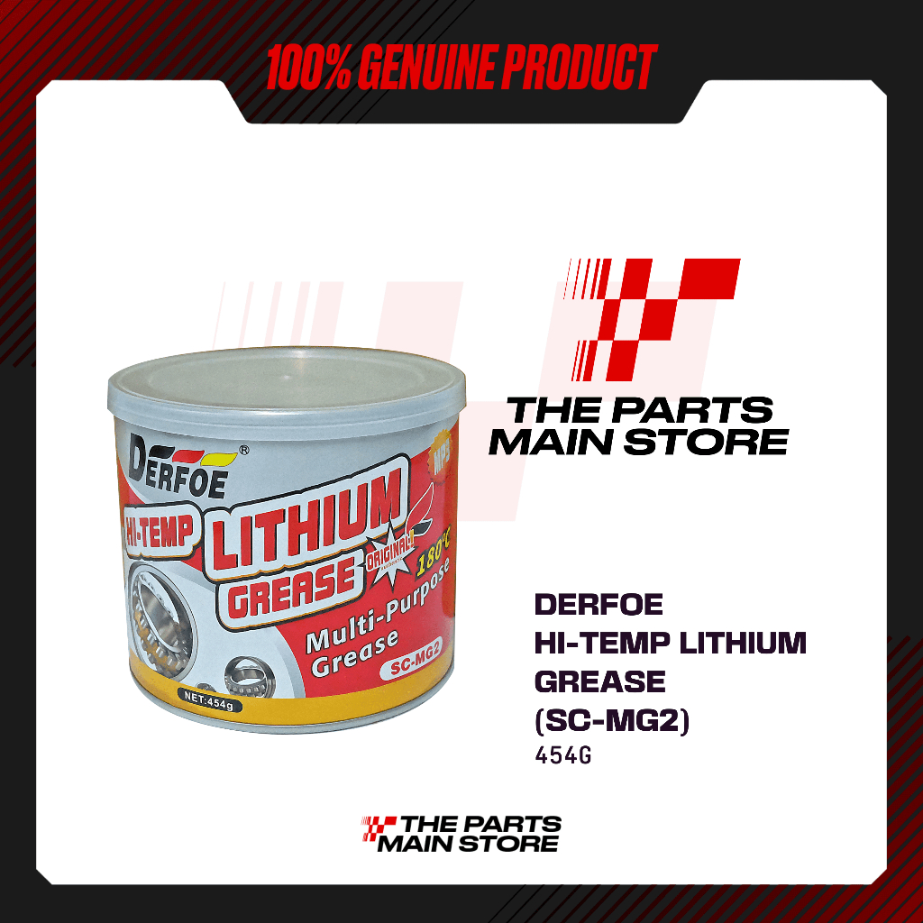 DERFOE HI-TEMP LITHIUM GREASE (SC-MG2) 454g | Shopee Philippines