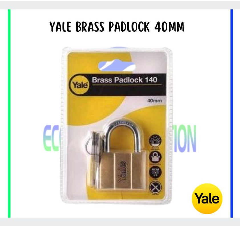 Yale Brass Padlock 40mm Shopee Philippines