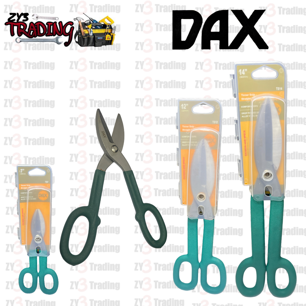DAX Heavy Duty Tin Snip | Metal Cutter | Sheet Metal Scissors | Gunting ...