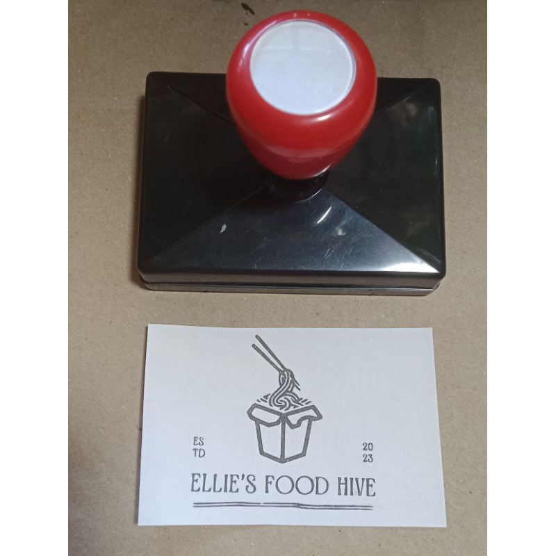 self inking stamp 65x95mm red handle/blue handle | Shopee Philippines