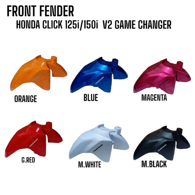 Original Front fender Honda Click V2 125/150 GC | Shopee Philippines