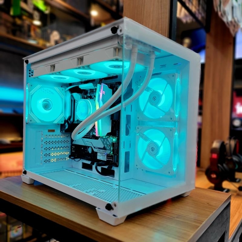 DarkFlash C285MP MATX / C285P ATX Tempered Glass Panoramic Side ...