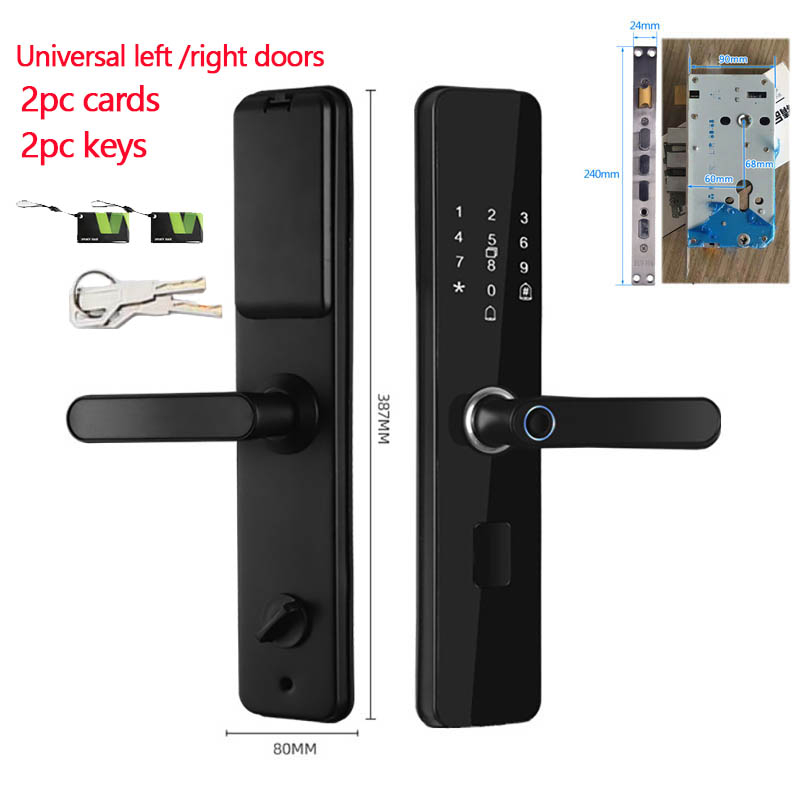 Smart Lock Fingerprint/IC card/Passcode/Keyboard Remote Electronic ...