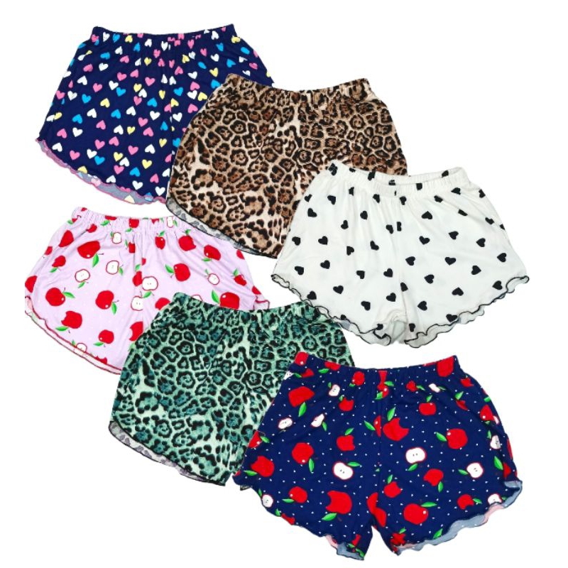 6 pcs. Lettuce short for girls Kids and Adult size Available | Shopee ...