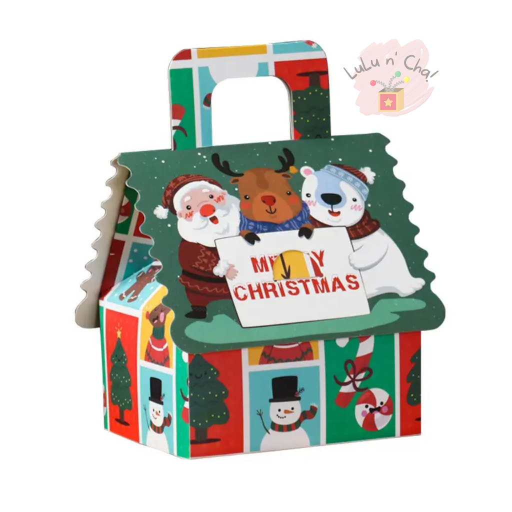 (4pcs) Christmas House Candy Box Perfect for Giveaways | Shopee Philippines