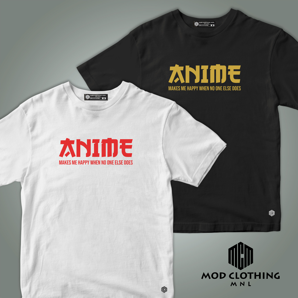ANIME Statement Shirt | modclothingmnl | Shopee Philippines