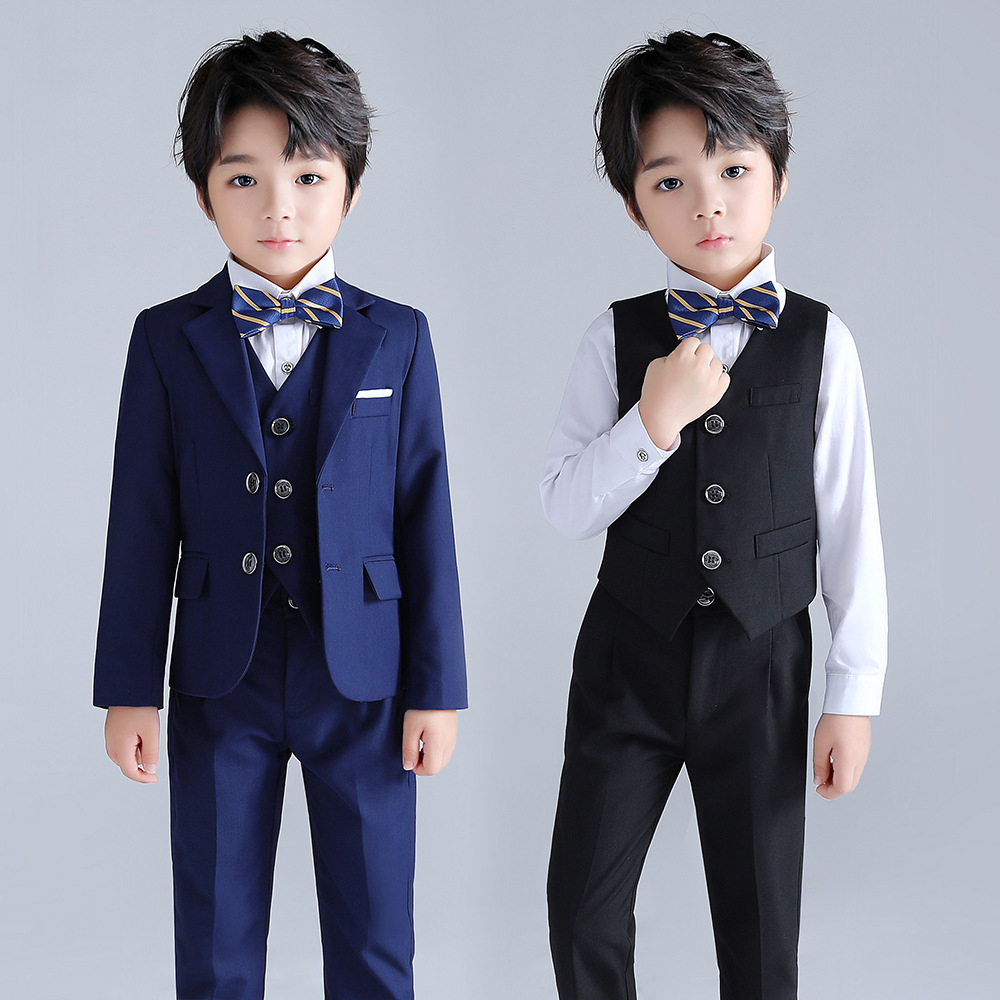 3pcs Americana Suit For Kids Boys Tuxedo Terno Gentlemen Suit Formal ...