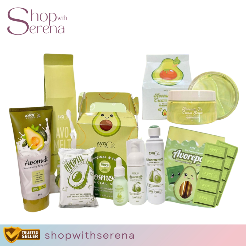 Avo Skin | Avosmooth Facial | Avorepair Chocolate Bar Soap | Avomelt Lotion | Avo Peel Soap ...