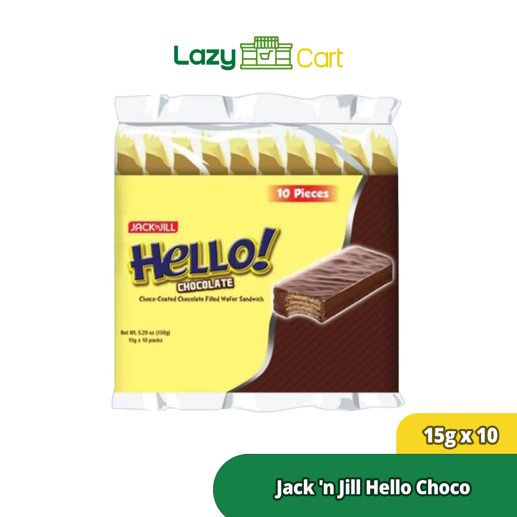 Lazycart Hello Chocolate Choco Coated Chocolate Filled Wafer Sandwich ...