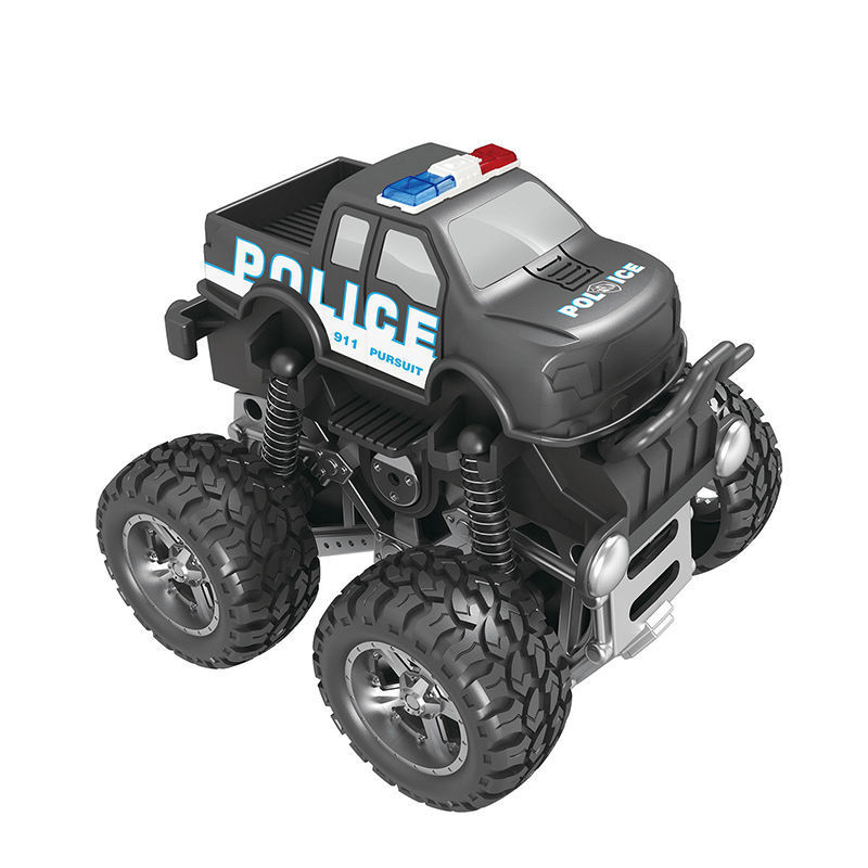 Police Truck inertia SUV Car toys Friction Power Vehicles Big Tire ...