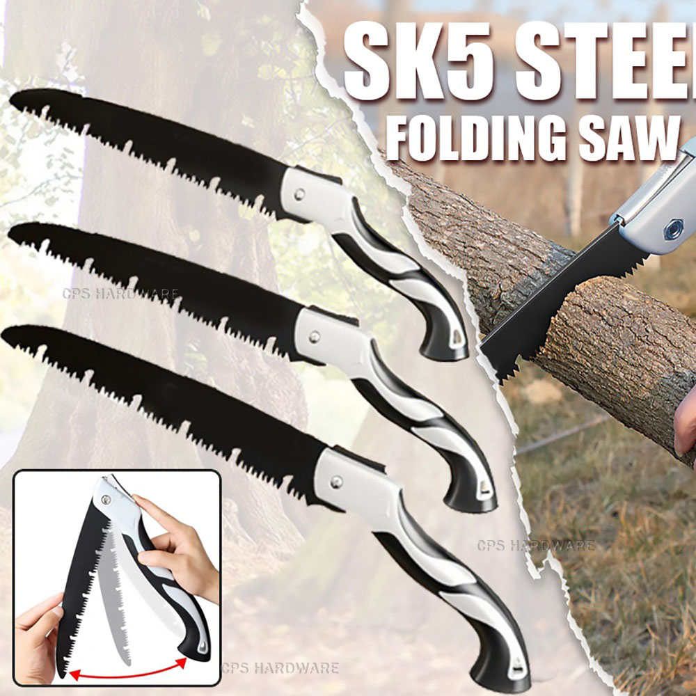 Folding Saw Small Folding Wood Saw SK5 Steel U-Shaped Turbine Saw ...
