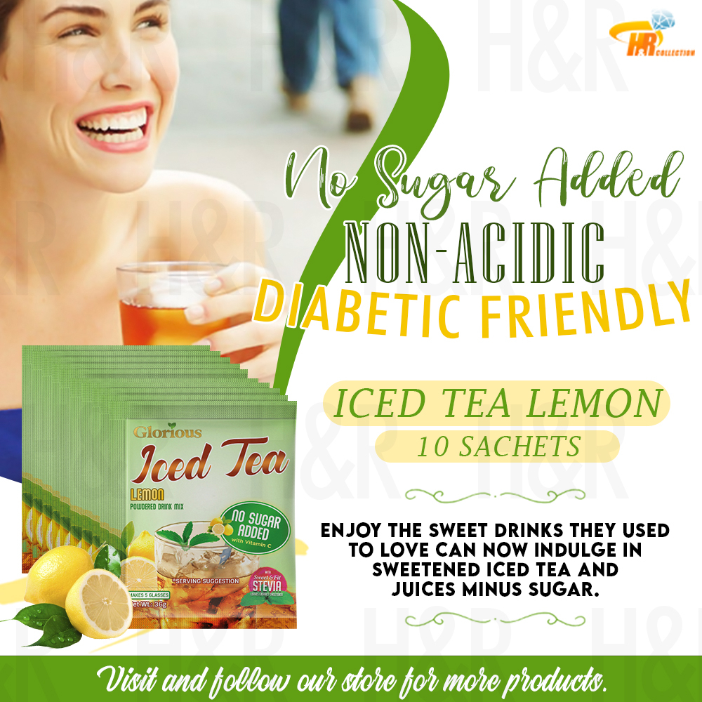 Glorious Blend ICED TEA LEMON (10s) — Vitamin C, Non-Acidic, No Sugar ...