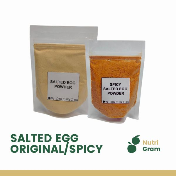 SALTED EGG POWDER ORIGINAL & SPICY 30G 50G 100G (CHICKEN WINGS AND ...