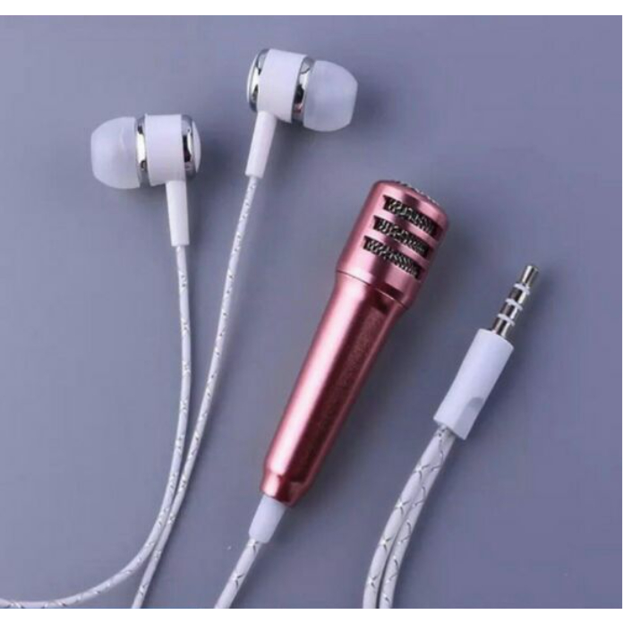 Headset With Mini Microphone Mic Stereo Mic with Earphone for Voice ...