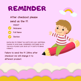 CUSTOMIZED LAMINATED NAME TAG WITH LACE | Shopee Philippines