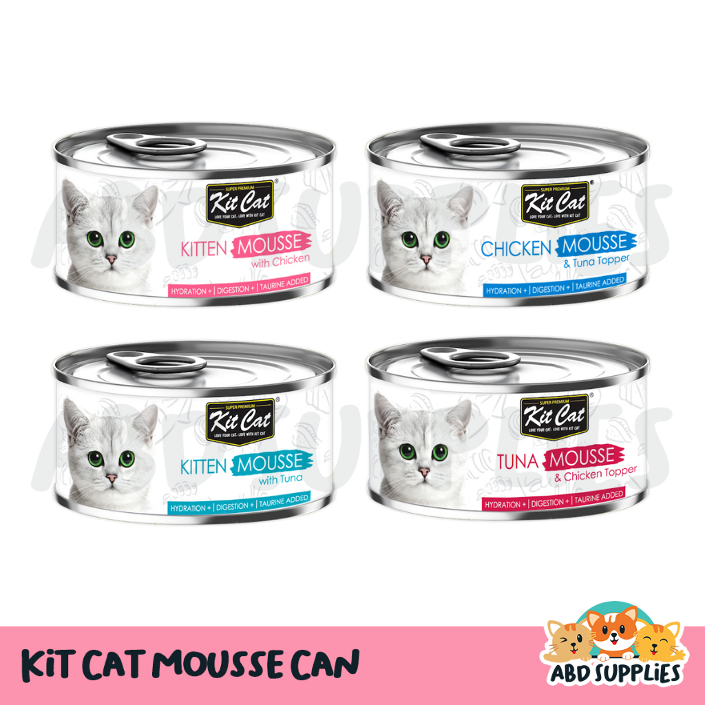 Kit Cat Mousse Canned Can Wet Cat Food (80g) | Shopee Philippines