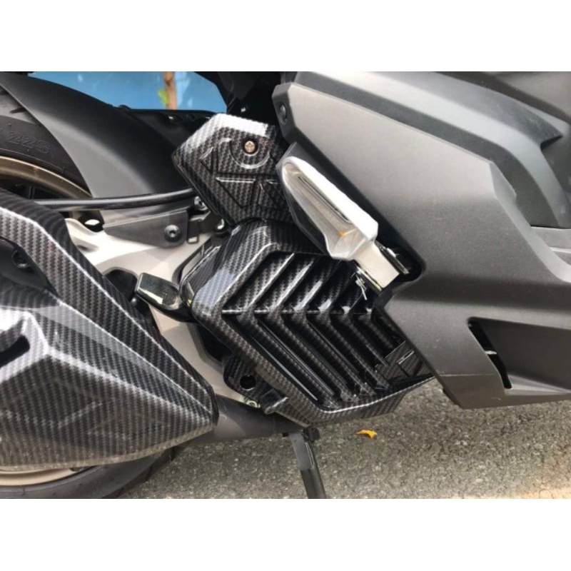 PCX160 / Click 160 carbon radiator cover (Original garnish hindi ...
