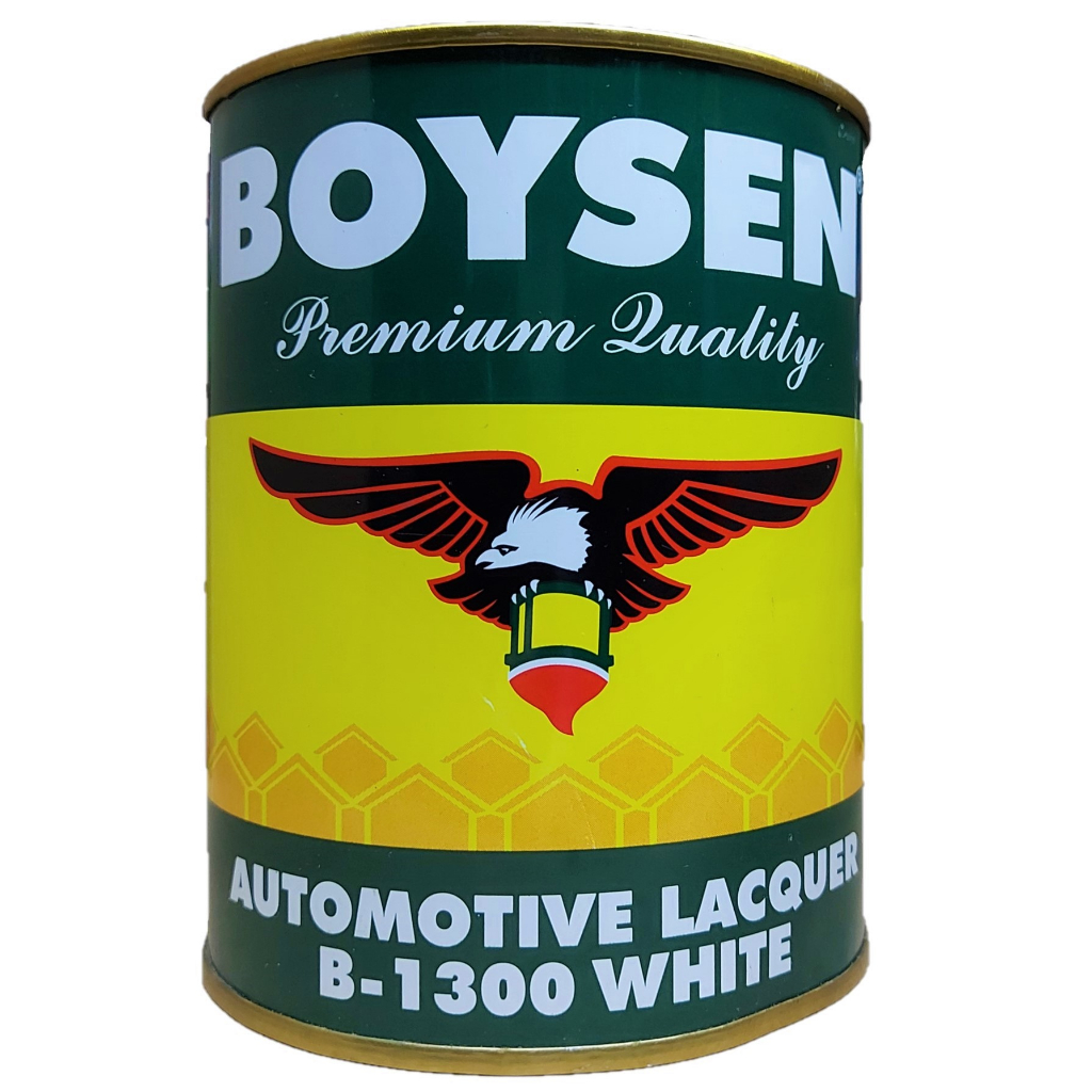 Boysen Automotive Lacquer B-1300 White / B-1390 Black - 1L | Shopee ...