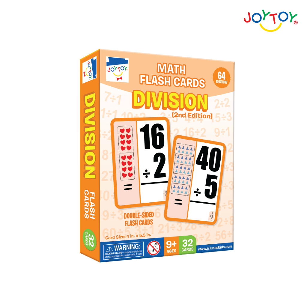 JOYTOY Math Flash Cards - Division (2nd Edition) | Shopee Philippines