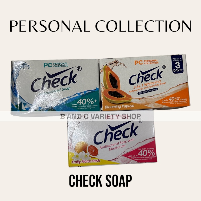 PC CHECK ANTI-BACTERIAL SOAP 130GRAMS (3PCS) | Shopee Philippines