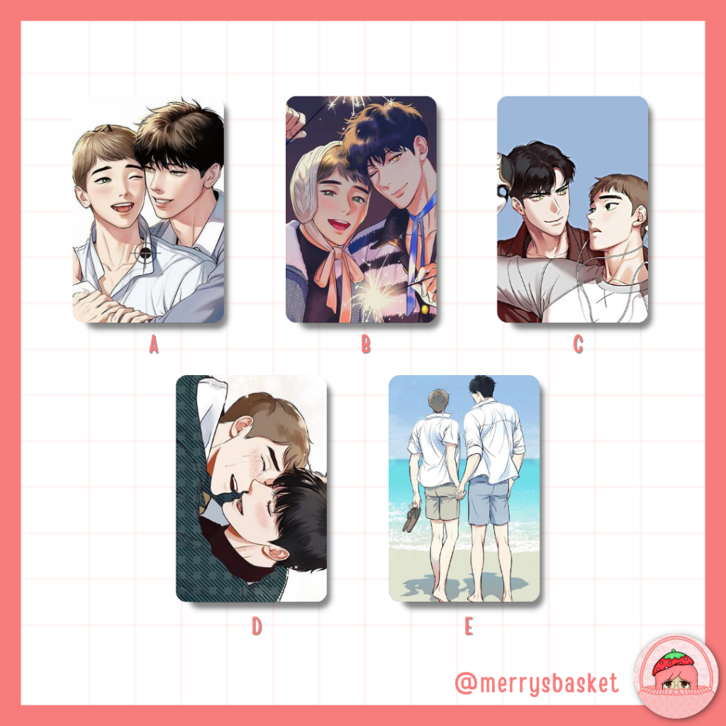 [5 PCS SET] BJ ALEX WEBTOON MANHWA PC PHOTOCARDS UNOFFICIAL FANMADE ...