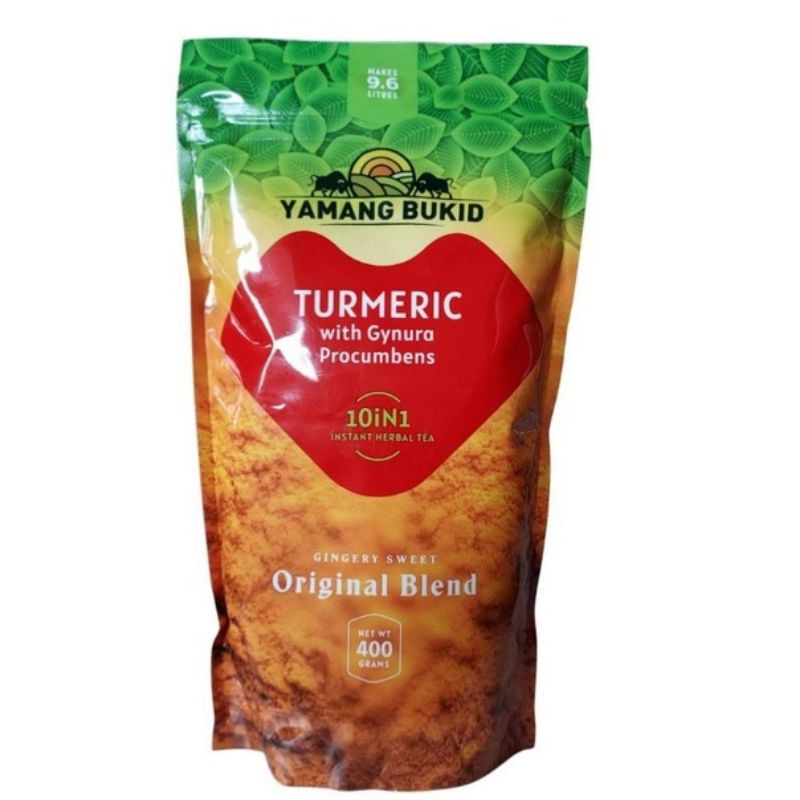 YAMANG BUKID TURMERIC 10 in 1 Herbal Tea 100g/400g/12pcs Sachet 7g ...