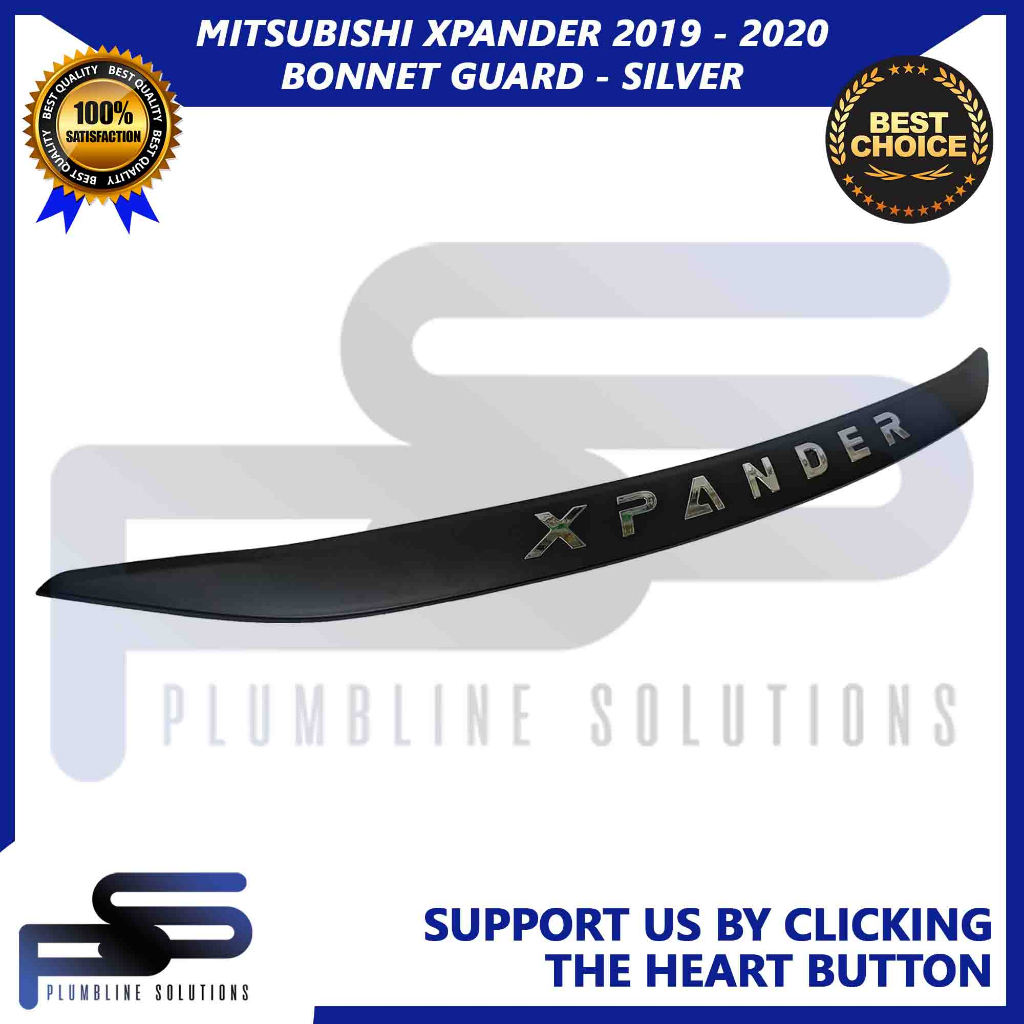 Car Bonnet Guard Mitsubishi Xpander GLX / GLS 2018 - 2022 No need Screw ...