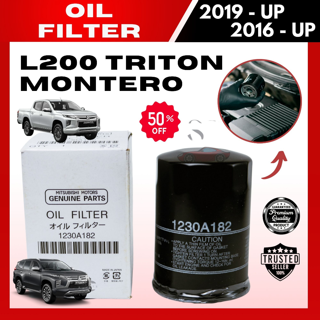 SUPER SALE! OIL FILTER for Mitsubishi Montero (2016-UP) / L200 Triton ...