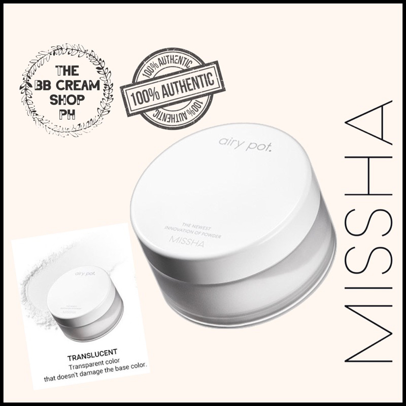 MISSHA Airy Pot Powder Translucent 9g | Shopee Philippines