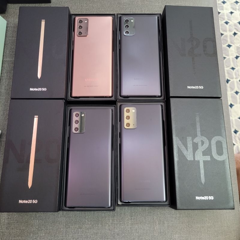 Samsung Note 20 5G Preowned w/ box and freebies Snapdragon (Cash On ...