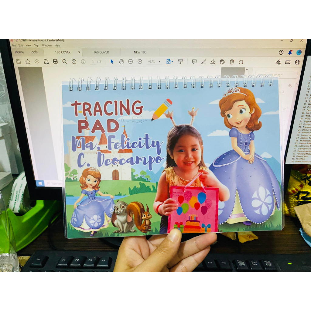 KINDERGARTEN & GRADE 1 PAPER PAD WITH CUSTOMIZED COVER ( WIRE BINDED ...