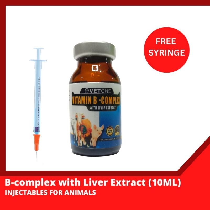 B-complex w/ Liver extract injectables (10ml) for animal use only ...