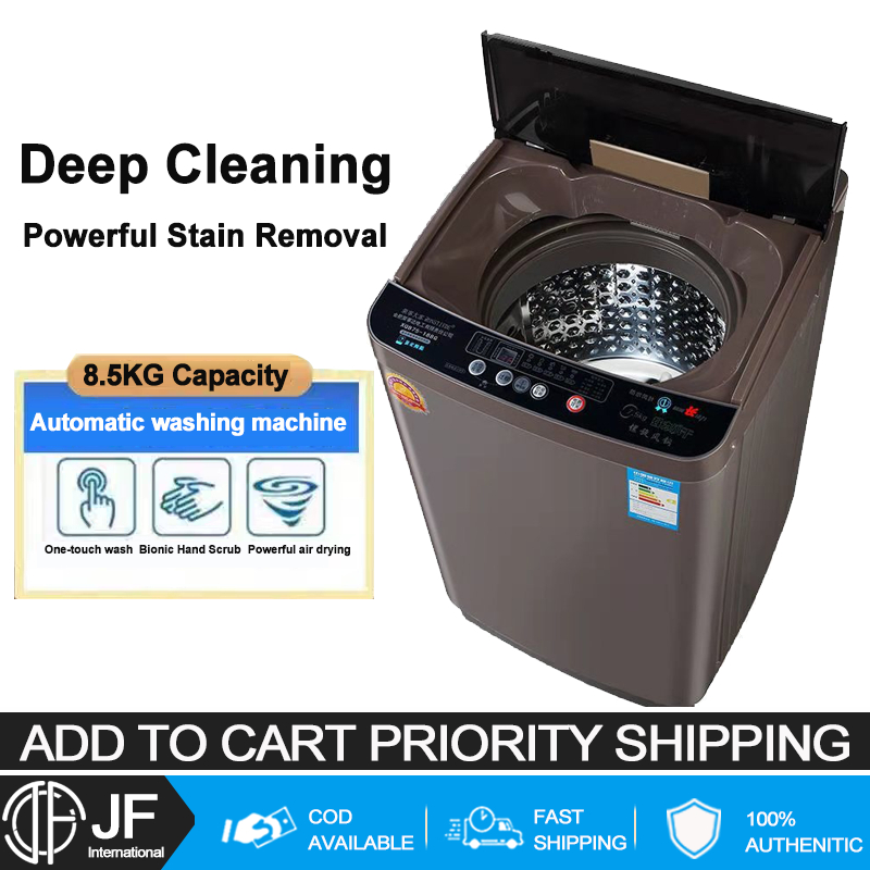 8.5KG Fully Automatic Washing Machine Multi-Function、 Blue Light、Large Capacity Washing Machine ...