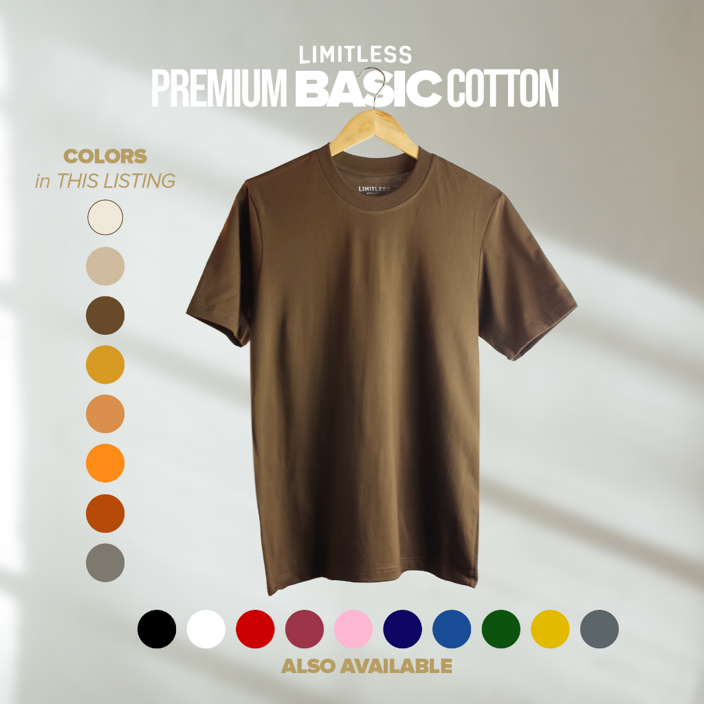 Limitless PBC PREMIUM BASIC Cotton Shirt, Regular Fit, Plain, Simple ...