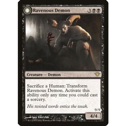 Ravenous Demon - Dark Ascension (DKA) MTG | Shopee Philippines