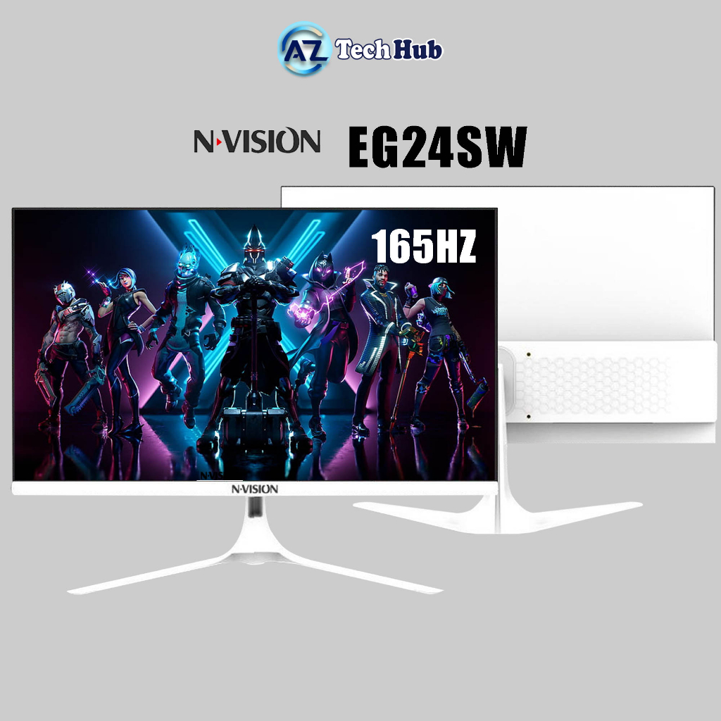 Nvision Eg24sw 165hz Ips Panel 24 5 Gaming Monitor White Shopee