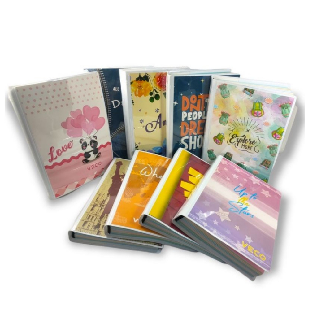 Veco Dynamic Notes Notebook Binder with 5 Division/Fillers Inside ...